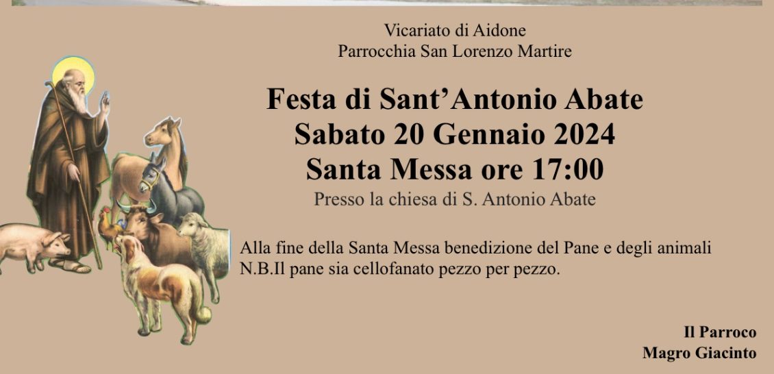 Festa di Sant'Antonio abate - Settegiorni dagli Erei al Golfo