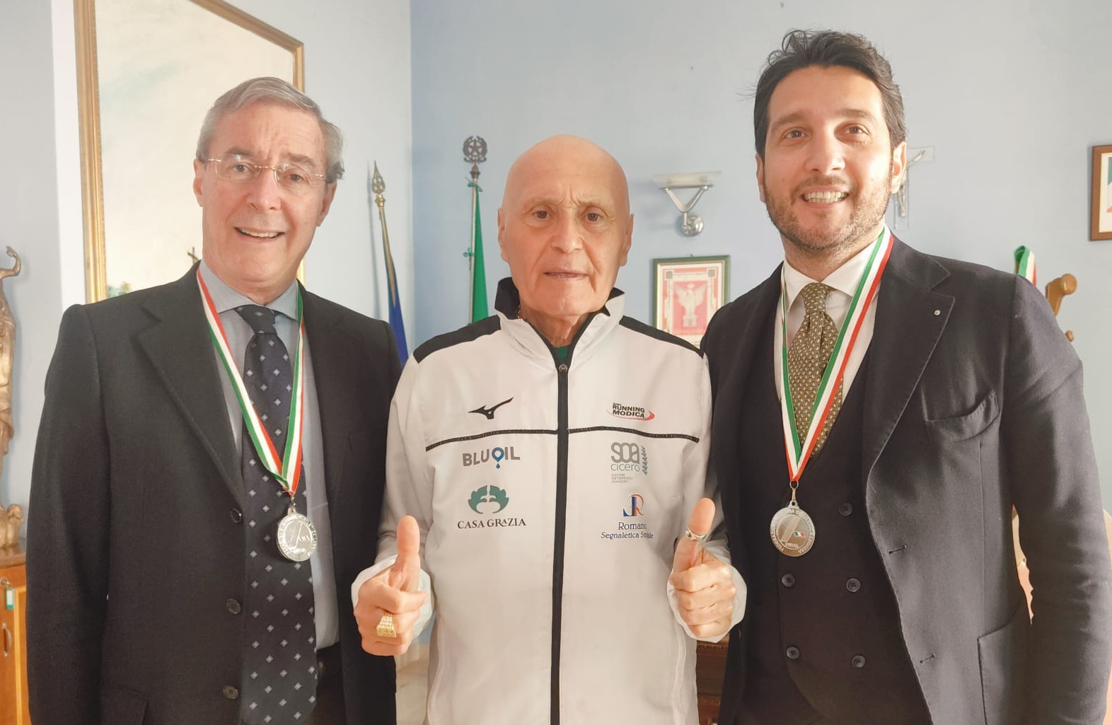 L'uomo dei record ricevuto da Greco e Incardona - Settegiorni dagli ...