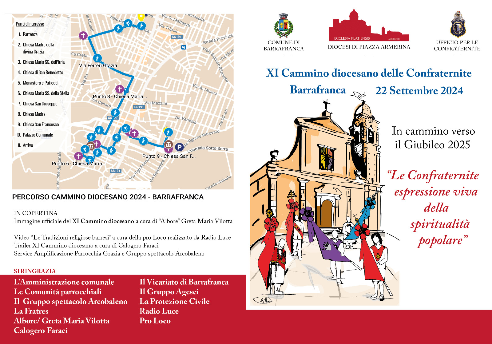 XI Cammino diocesano delle Confraternite - Settegiorni dagli Erei al Golfo